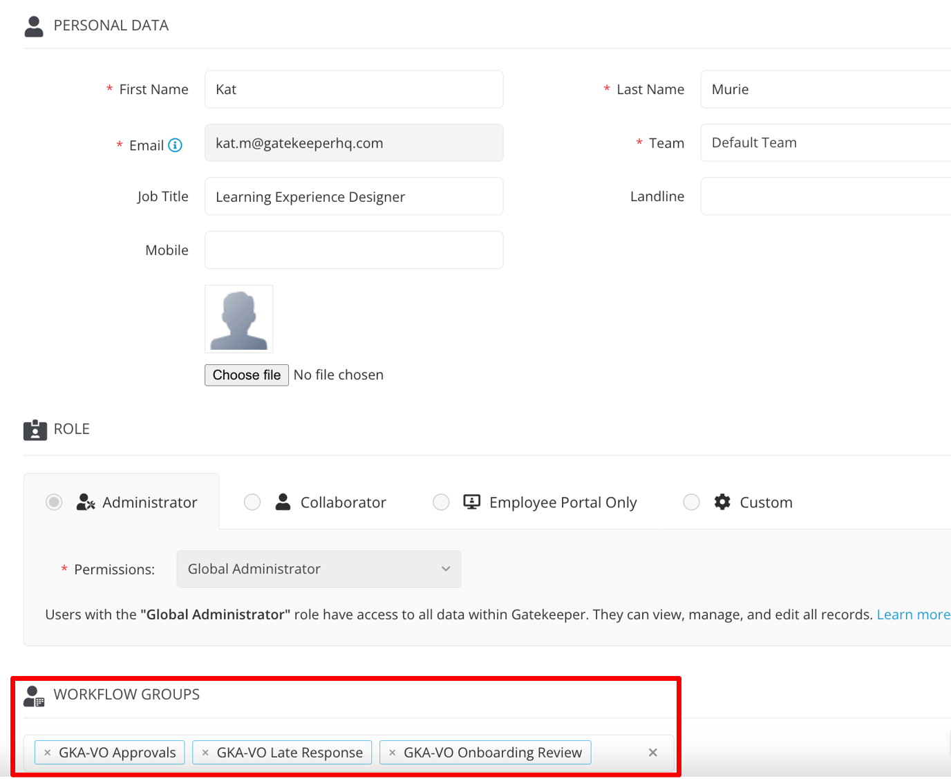 Create a Workflow Group